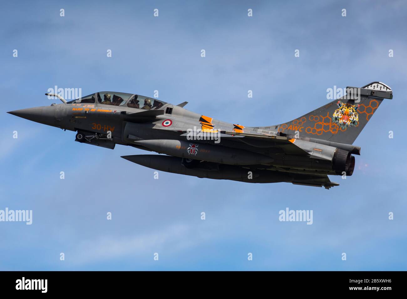 French Air Force Dassault Rafale B 324-5, NATO Tiger meet Stock Photo ...