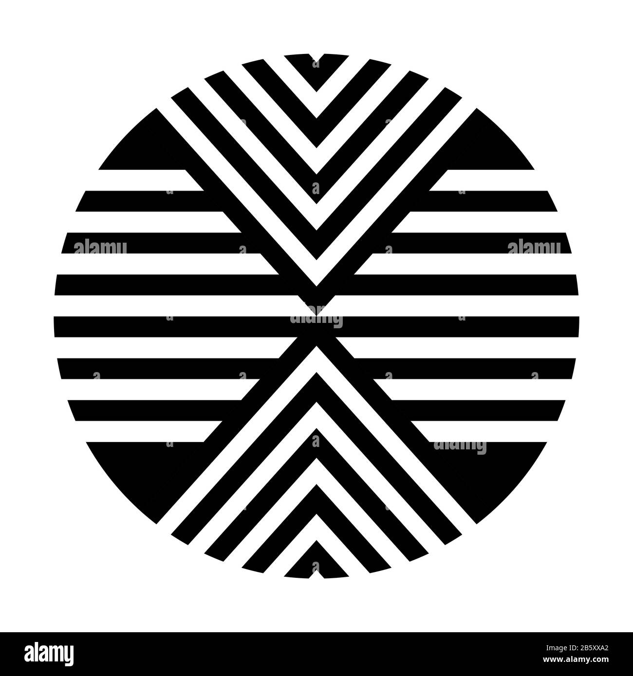 Ethnic african tribal round vector linear art Stock Vector Image & Art ...