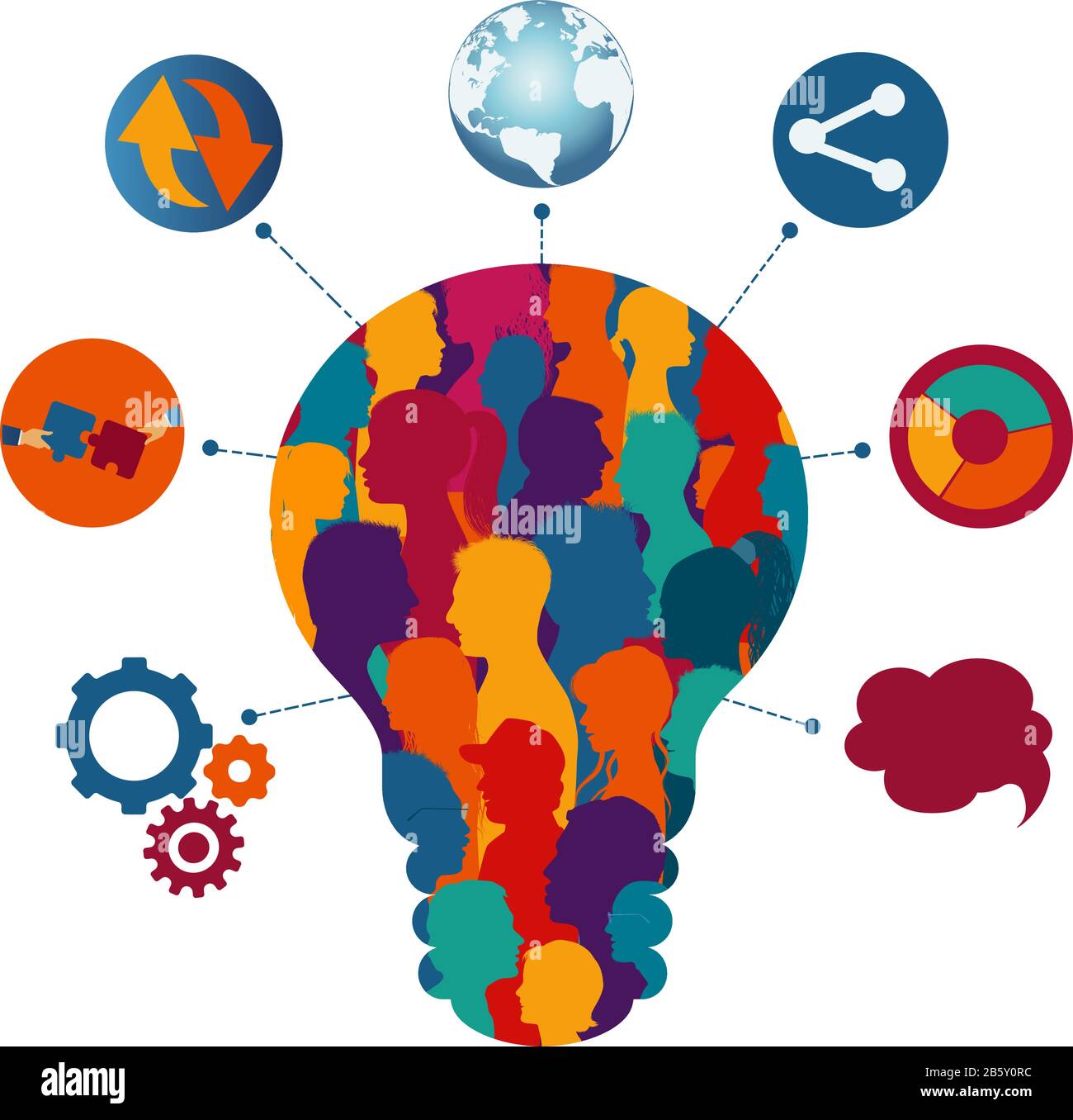 Cyberspace idea Stock Vector Images - Alamy