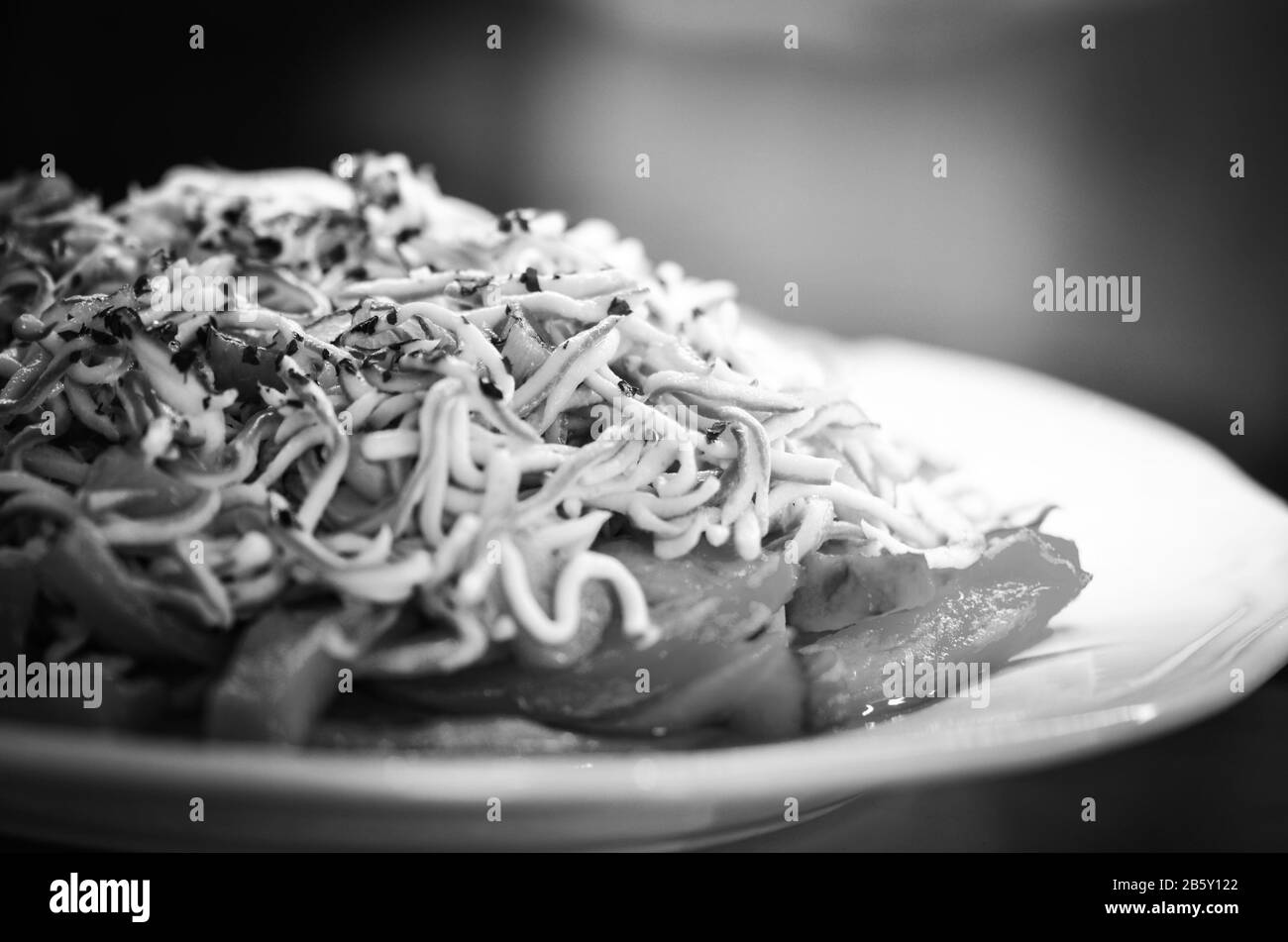 spanish mix salads with fresh ingredients Stock Photo - Alamy