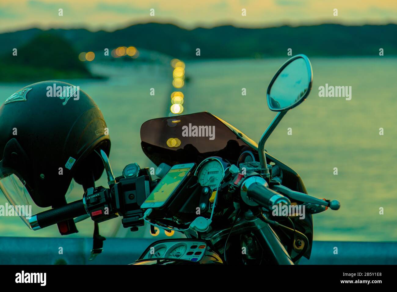 Famous Tsunoshima Bridge in Yamaguchi Prefecture, Japan Stock Photo - Alamy