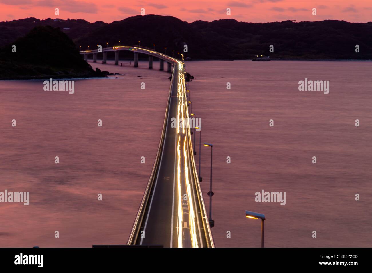 Famous Tsunoshima Bridge in Yamaguchi Prefecture, Japan Stock Photo - Alamy