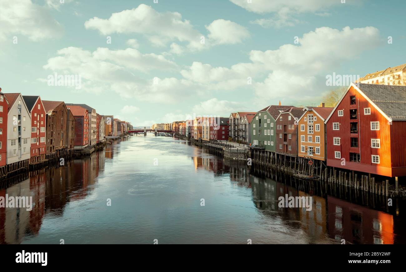 Colorful norwegian houses in hi-res stock photography and images - Alamy