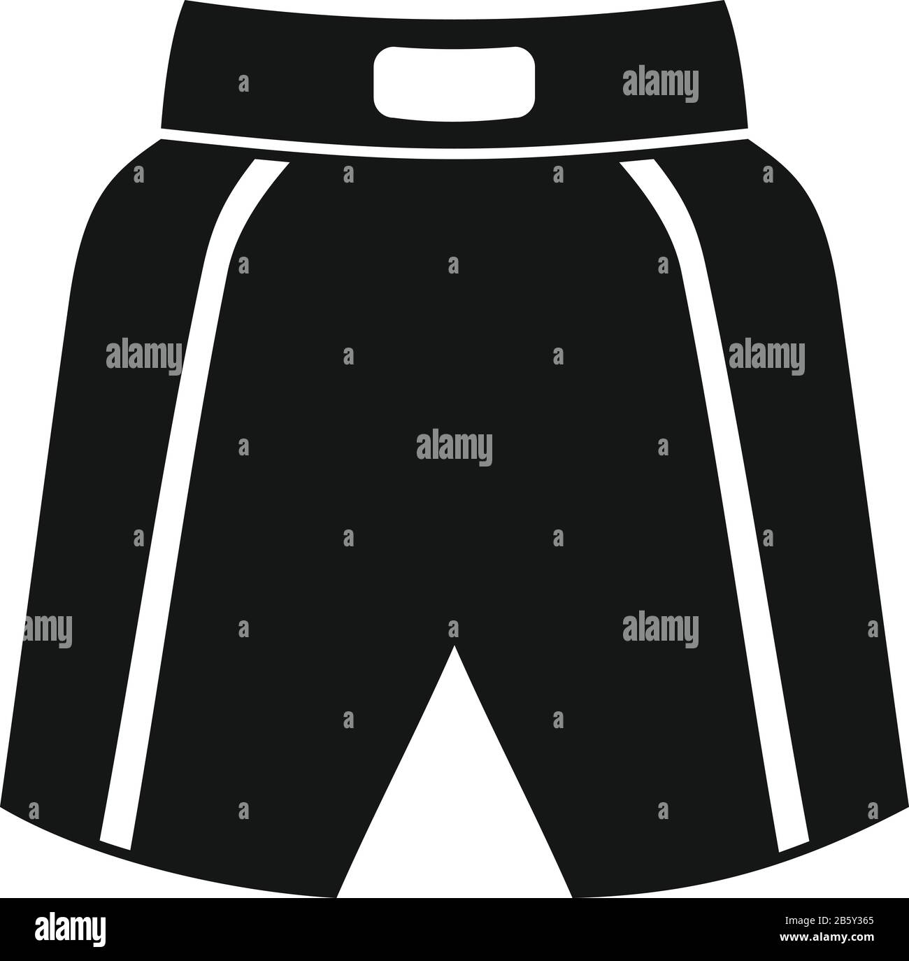 Boxing shorts icon. Simple illustration of boxing shorts vector icon ...