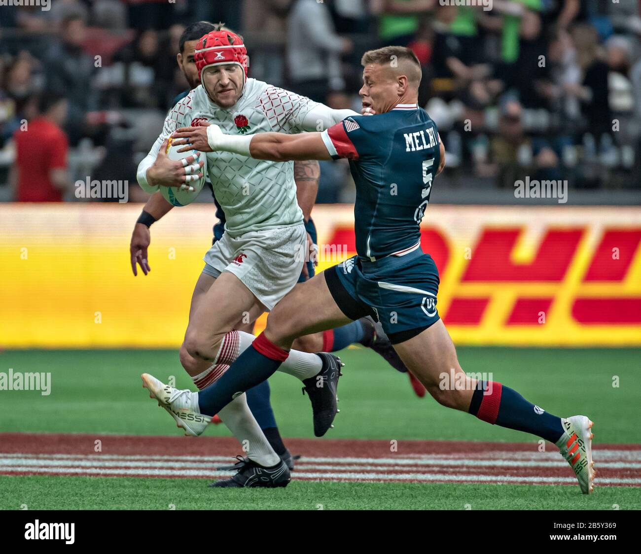 Play during rugby match in hi-res stock photography and images - Alamy