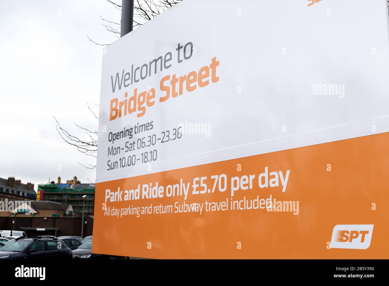 Glasgow subway logo hi-res stock photography and images - Alamy