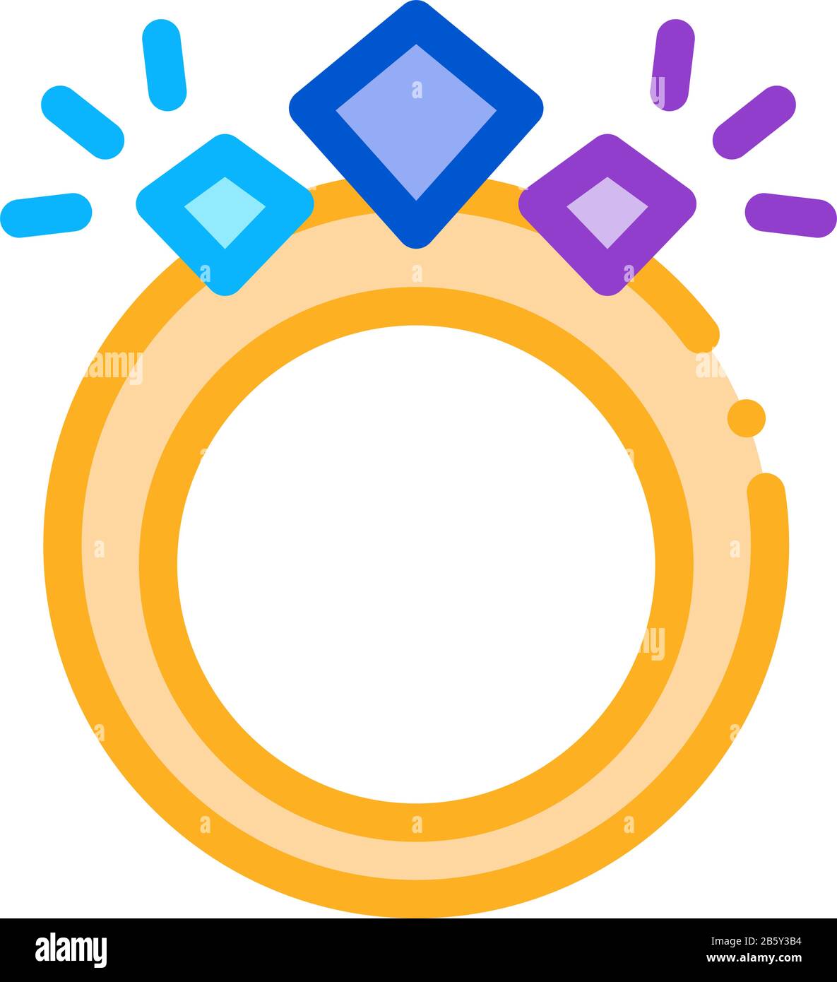 Magic Ring Icon Vector Outline Illustration Stock Vector Image & Art ...