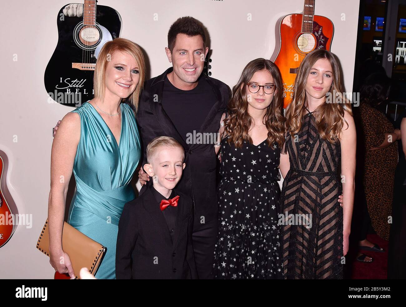 HOLLYWOOD, CA - MARCH 07: Adrienne Camp, Jeremy Camp and family attend ...