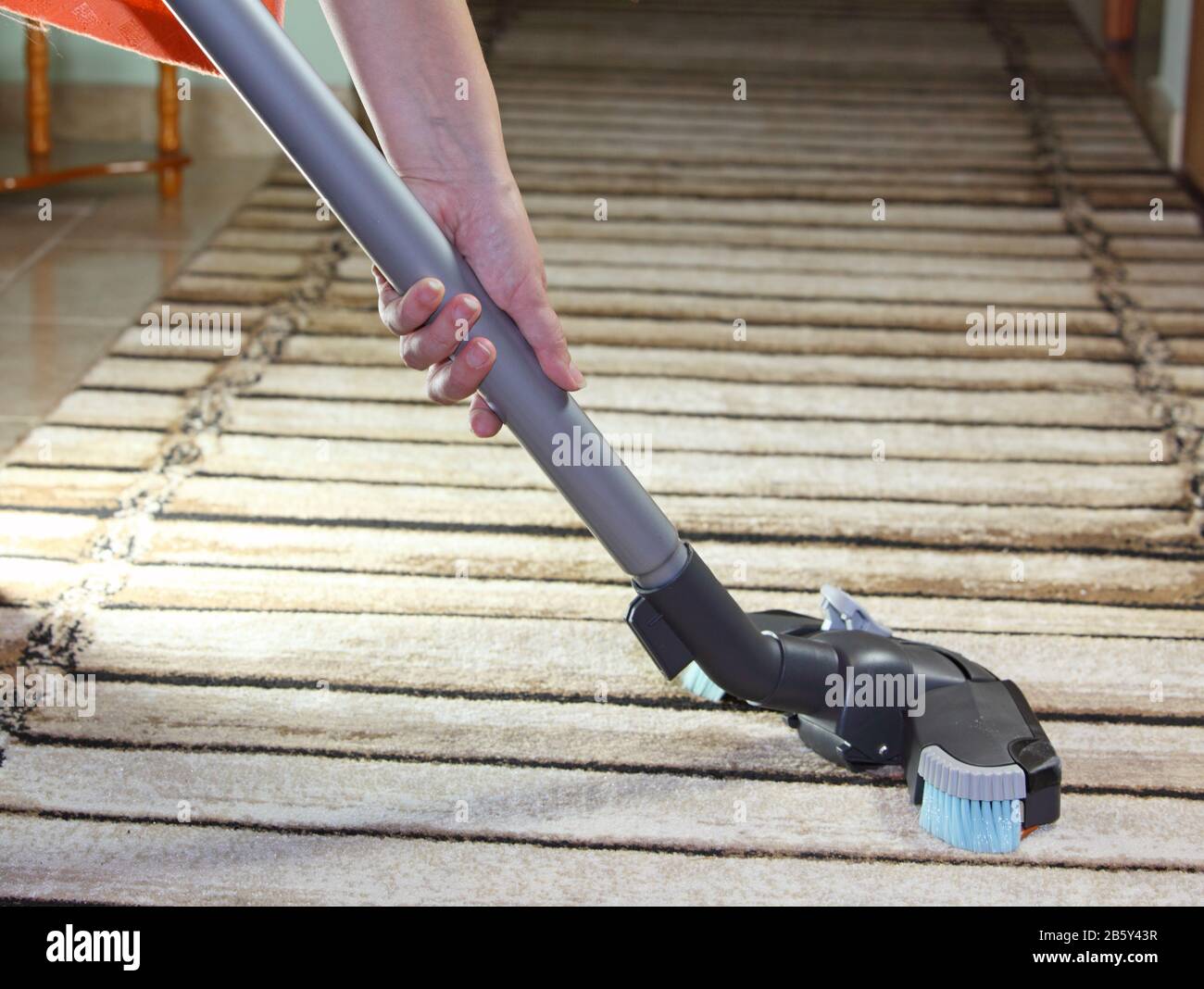 Vacuum cleaner - cleaning the house Stock Photo - Alamy