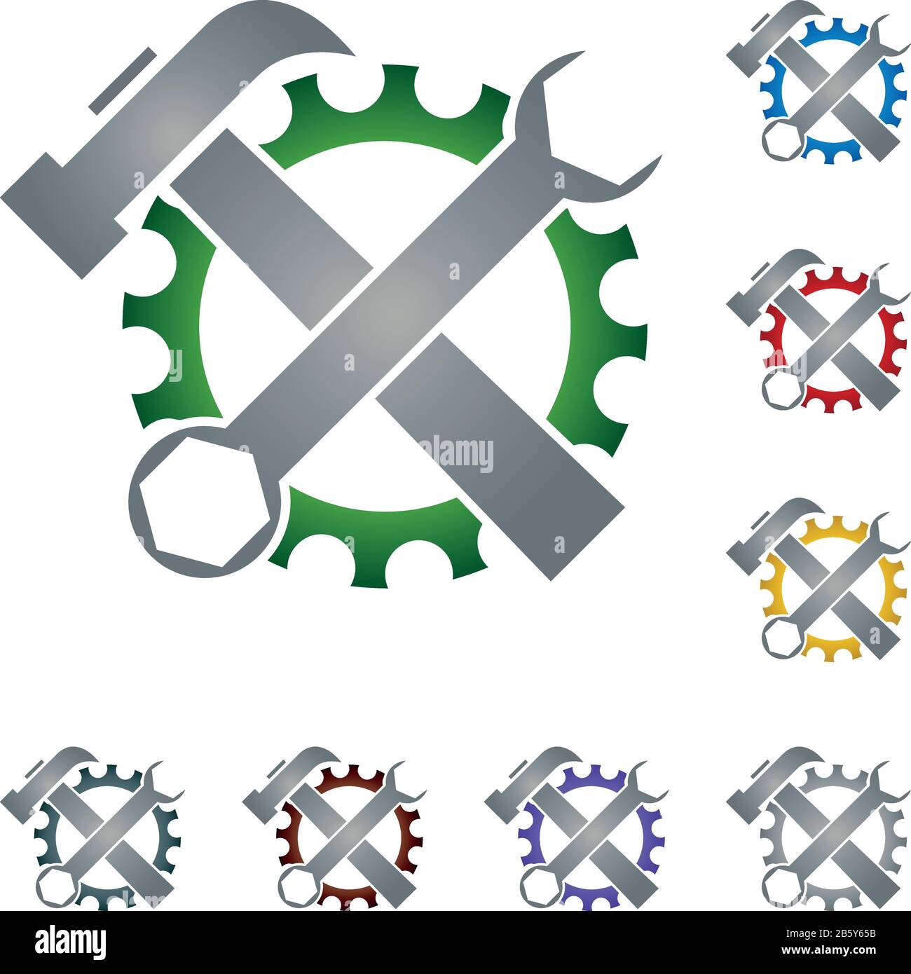 Mechanic logo hi-res stock photography and images - Alamy