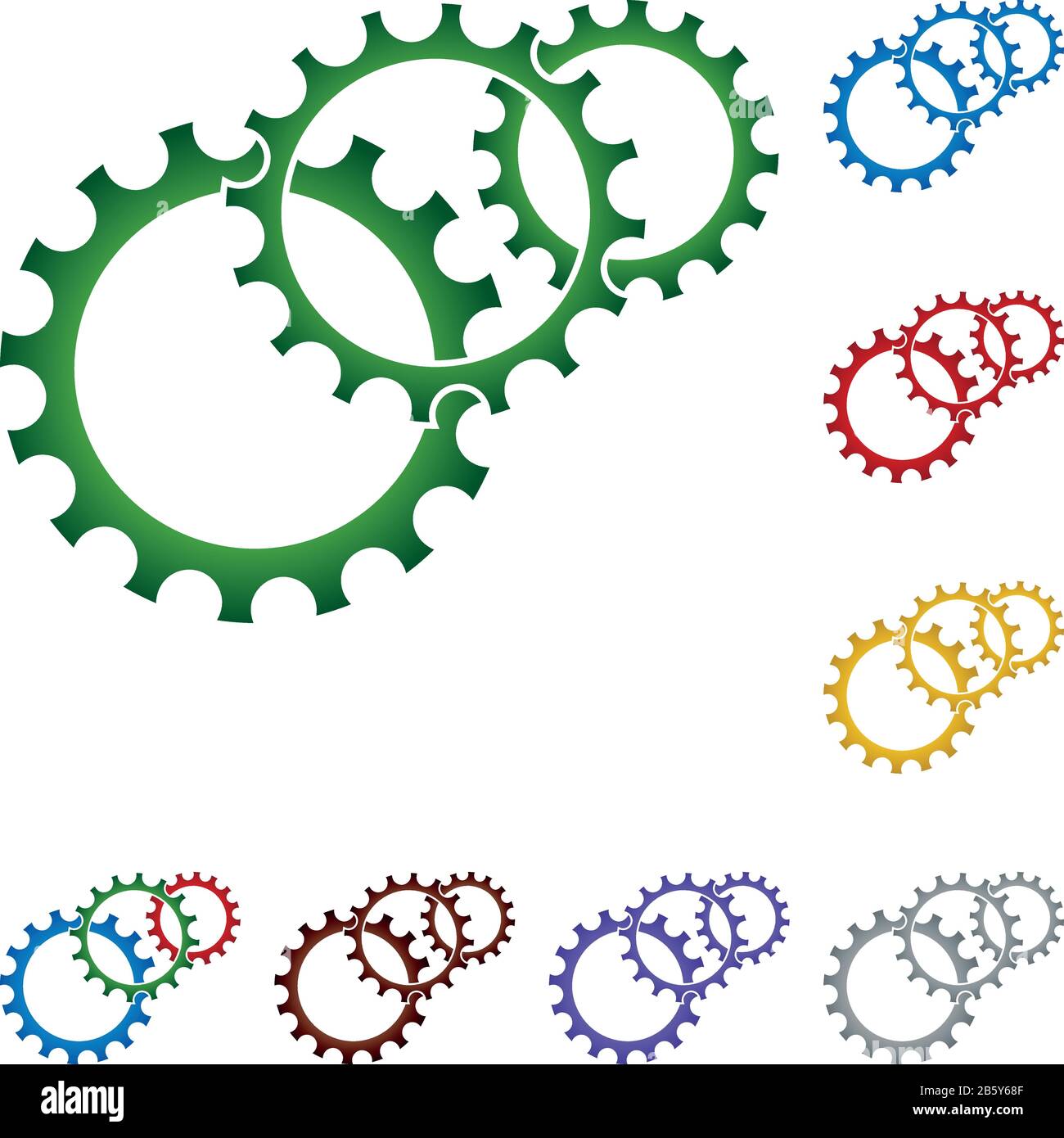 Gears, tools, industry, mechanic, logo Stock Vector Image & Art - Alamy