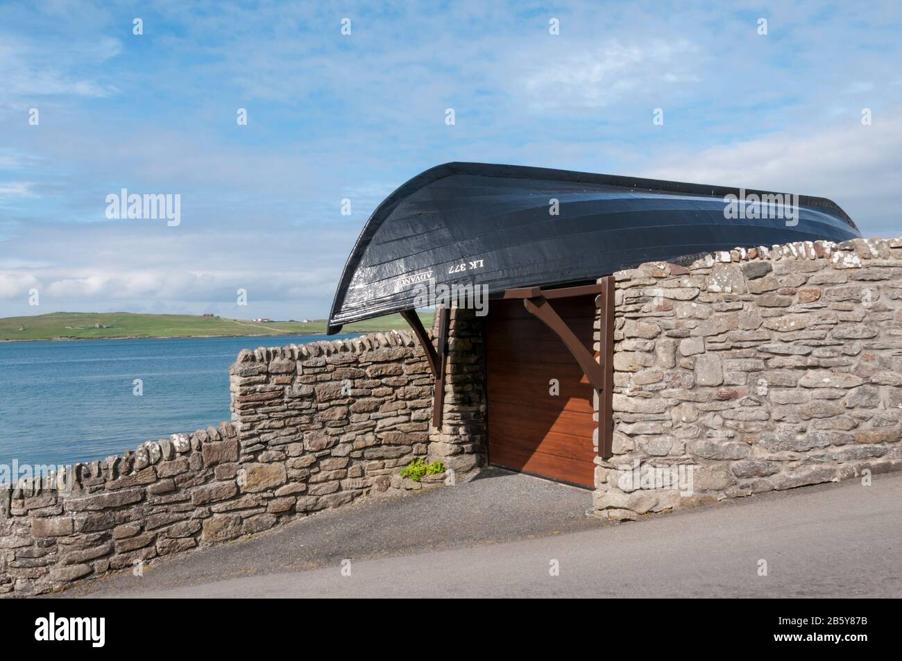 Roofed wooden boat hi-res stock photography and images - Alamy