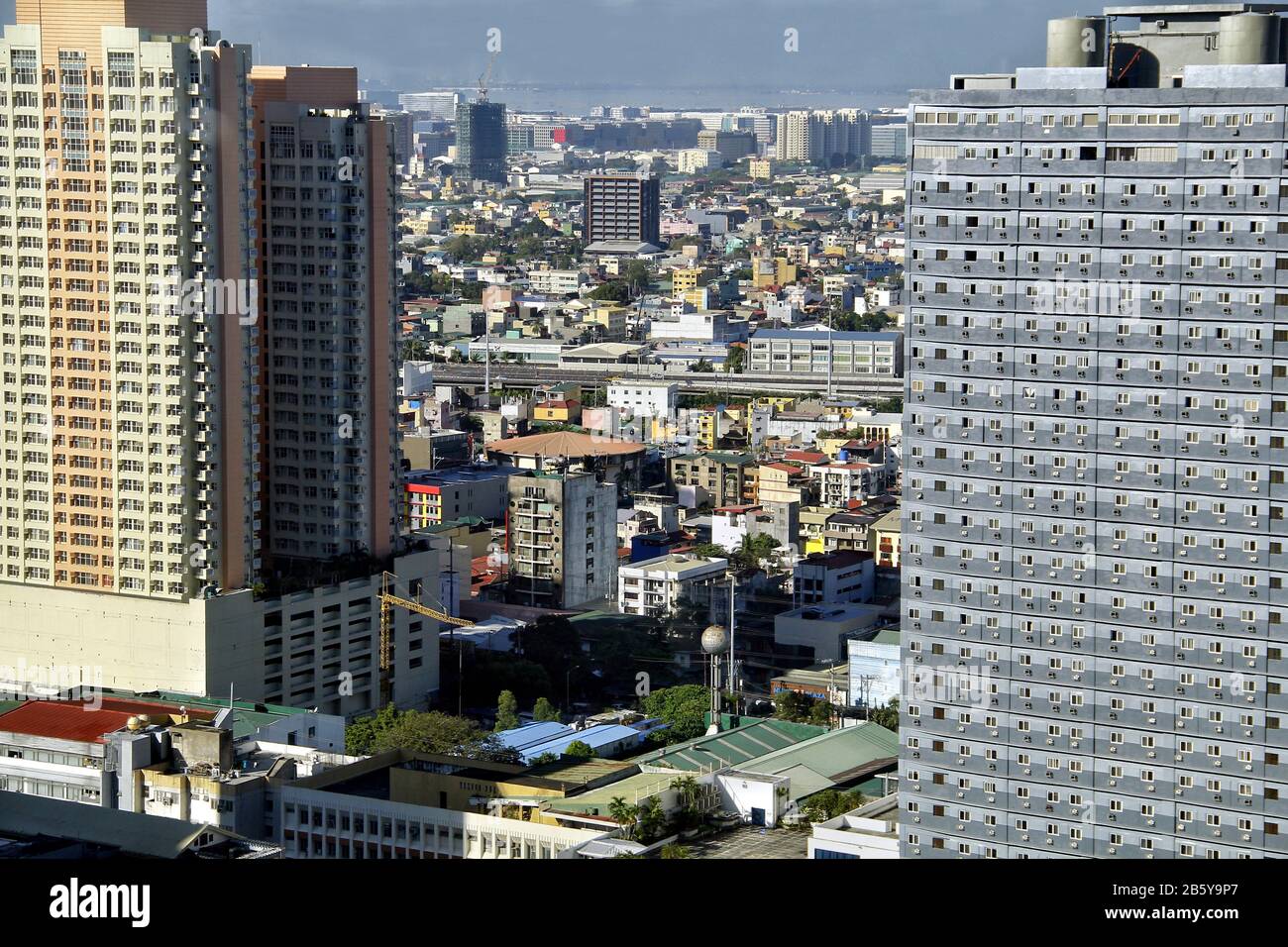 Makati City, Philippines - March 4, 2020: Commercial and residential ...