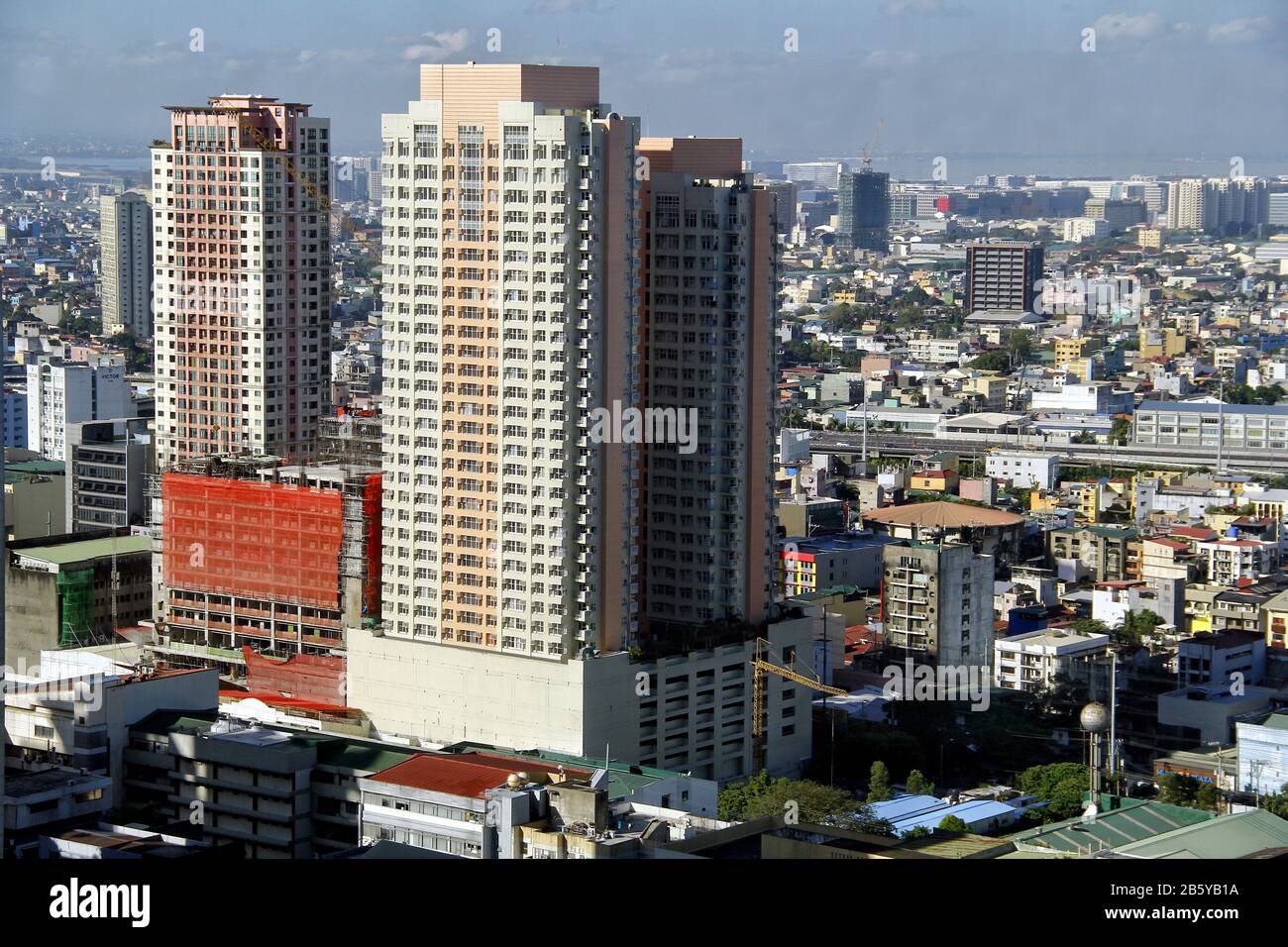 Makati City, Philippines - March 4, 2020: Commercial and residential ...