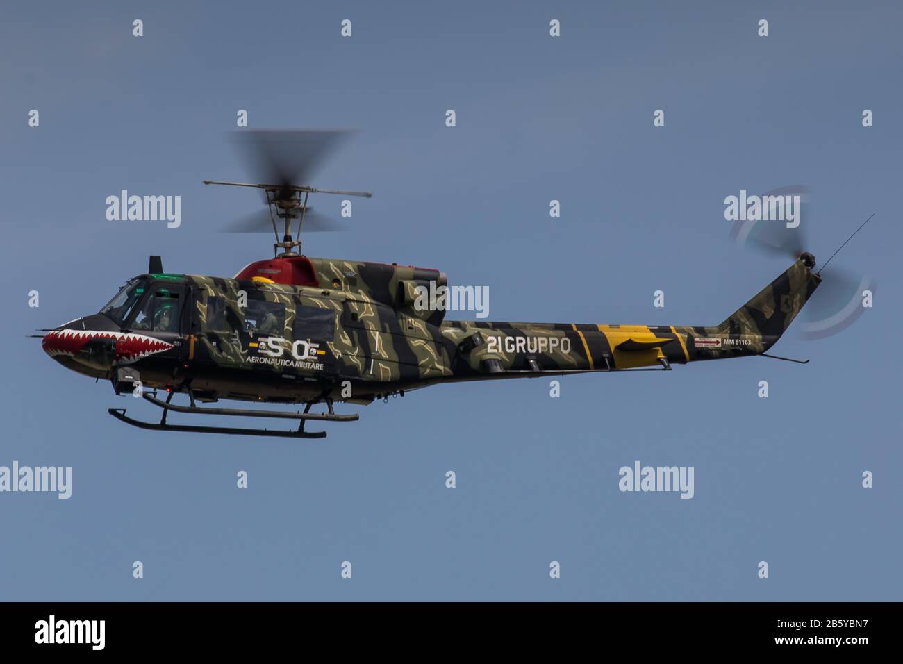 Agusta Bell Aeronautica Militare 50th Anniversary AB212AM Stock Photo ...