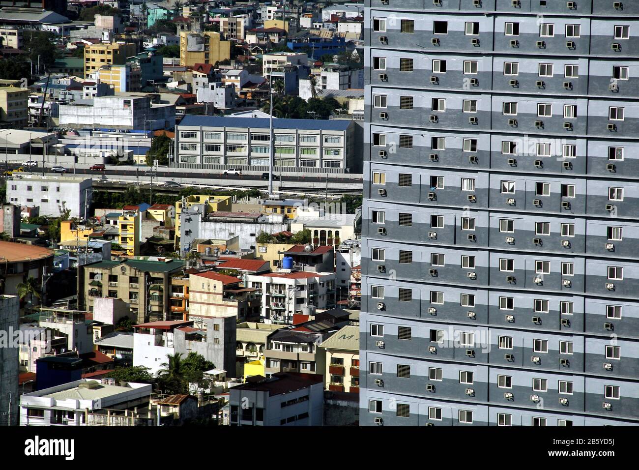 Makati City, Philippines - March 4, 2020: Commercial and residential ...