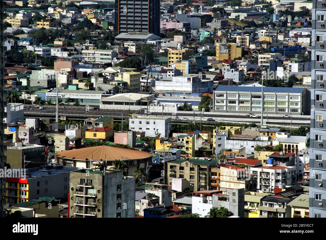 Makati City, Philippines - March 4, 2020: Commercial and residential ...