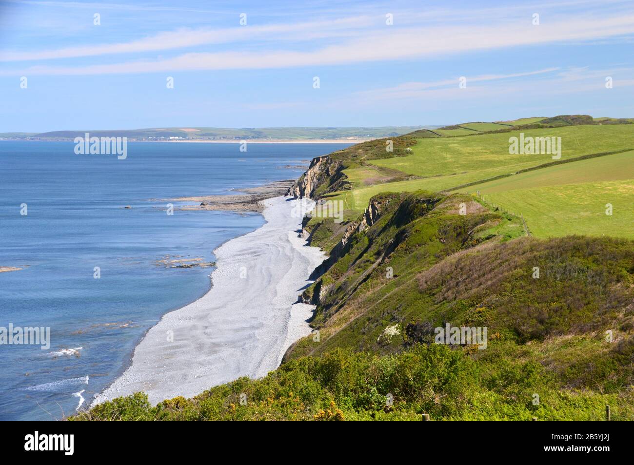 Pebbles greencliff beach hi-res stock photography and images - Alamy