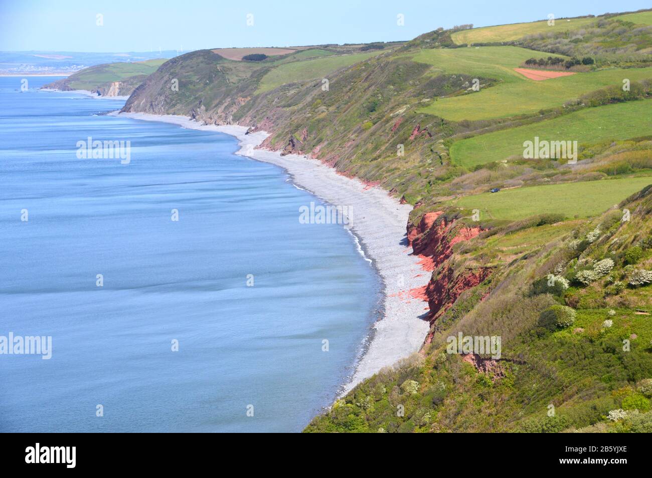 Pebbles greencliff beach hi-res stock photography and images - Alamy
