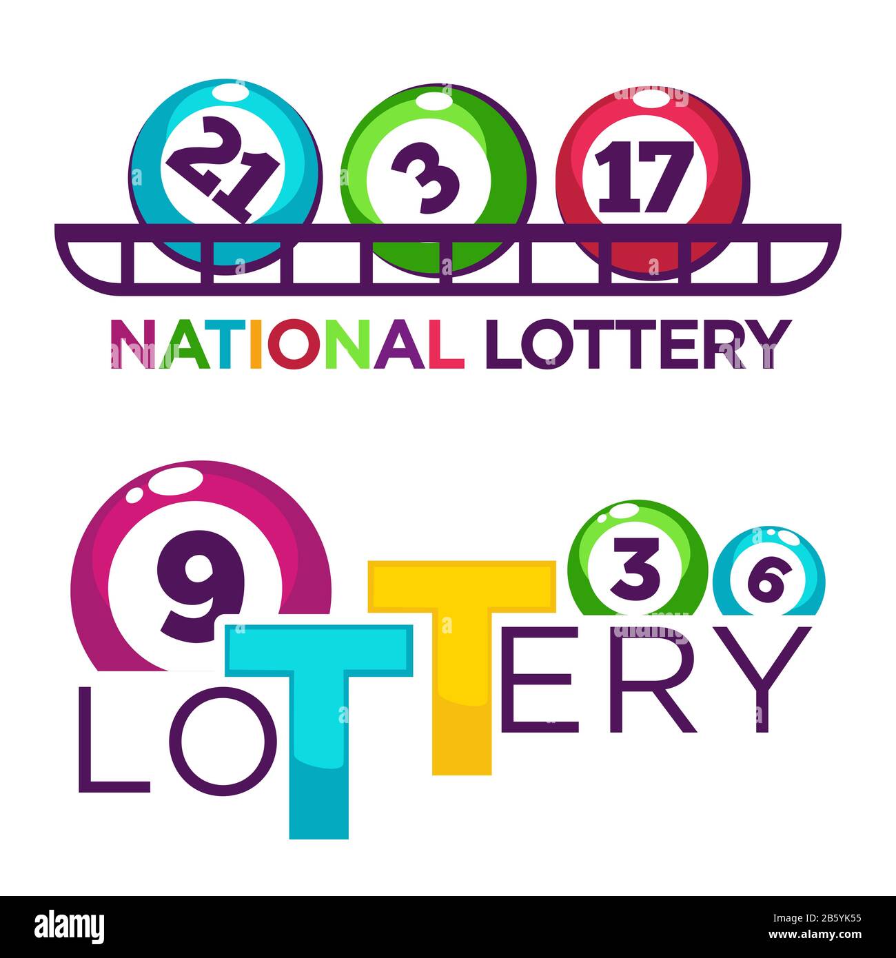 The national lottery logo Stock Vector Images - Alamy