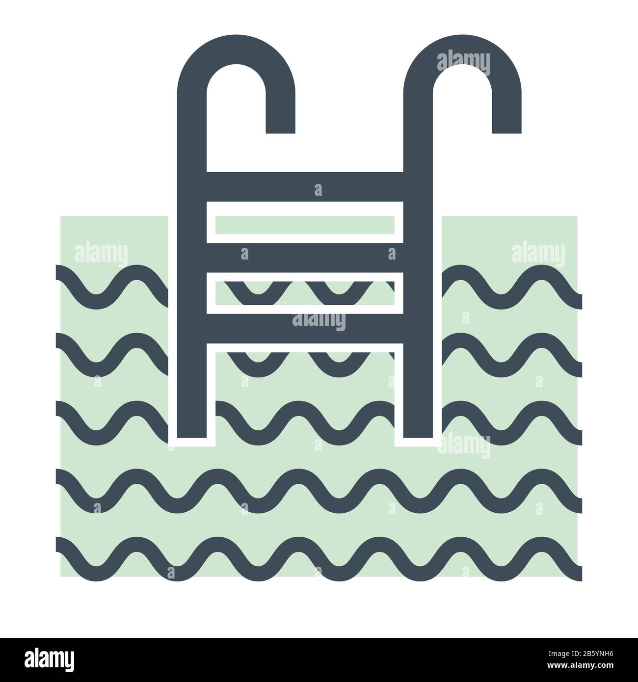 Isolated pool ladder hi-res stock photography and images - Alamy