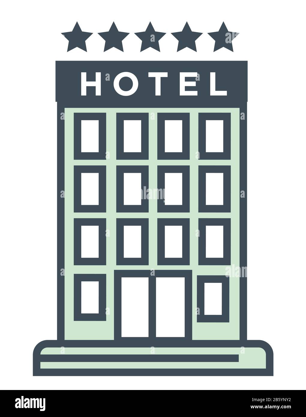 Five star guest house Stock Vector Images - Alamy