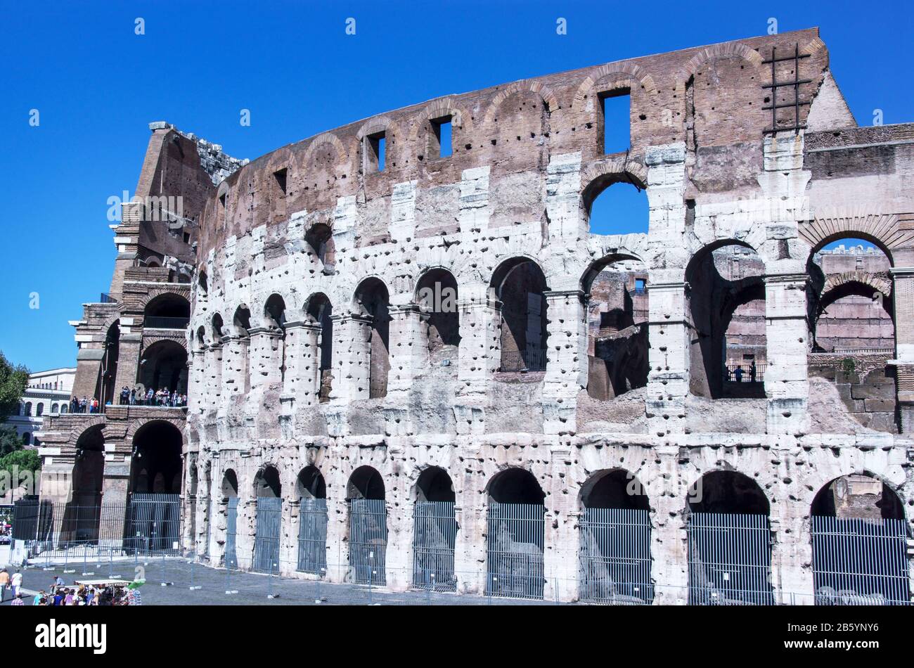 Italy.Rome.The Colosseum (Colosseo).This imposing building was erected ...