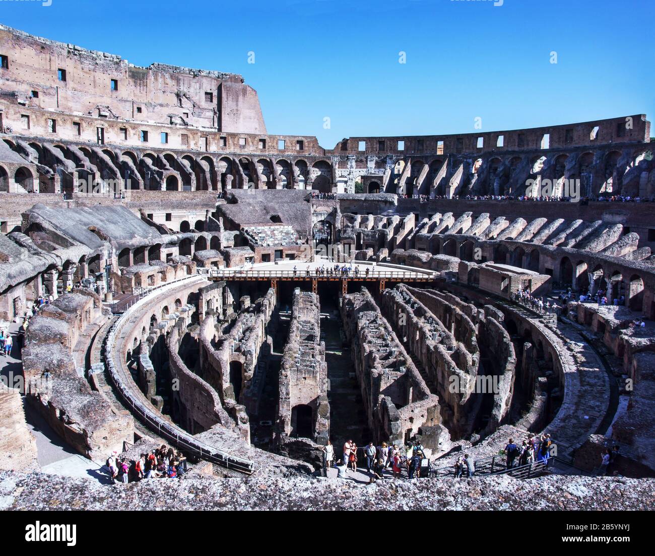 Italy.Rome.The Colosseum (Colosseo).This imposing building was erected ...