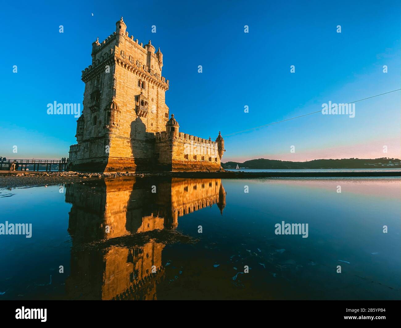 Belem Tower in Lisbon Portugal Stock Photo - Alamy