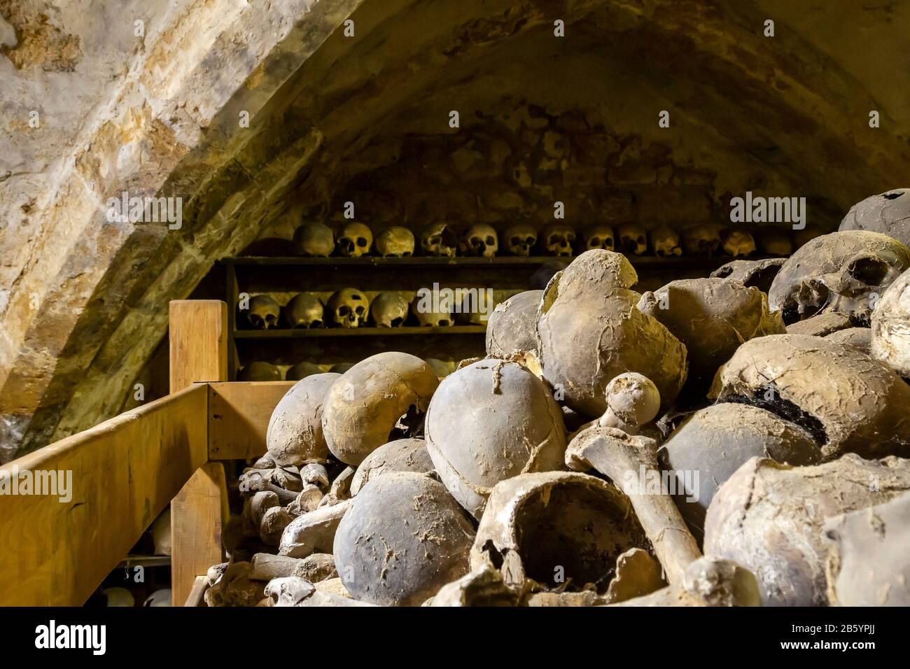 Bone Crypt - Holy Trinity, Rothwell, Northamptonshire, England, UK ...