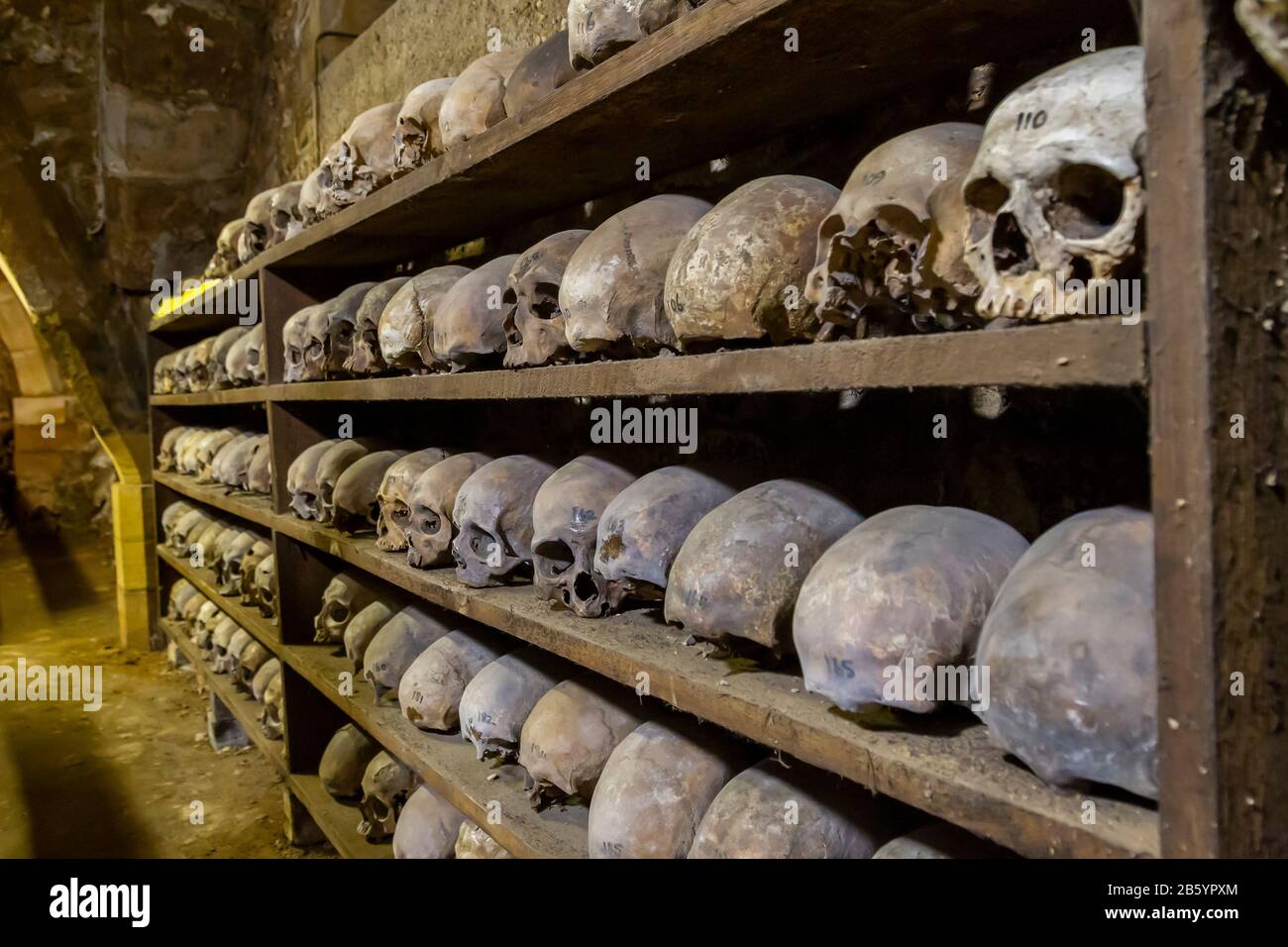Bone Crypt - Holy Trinity, Rothwell, Northamptonshire, England, UK ...