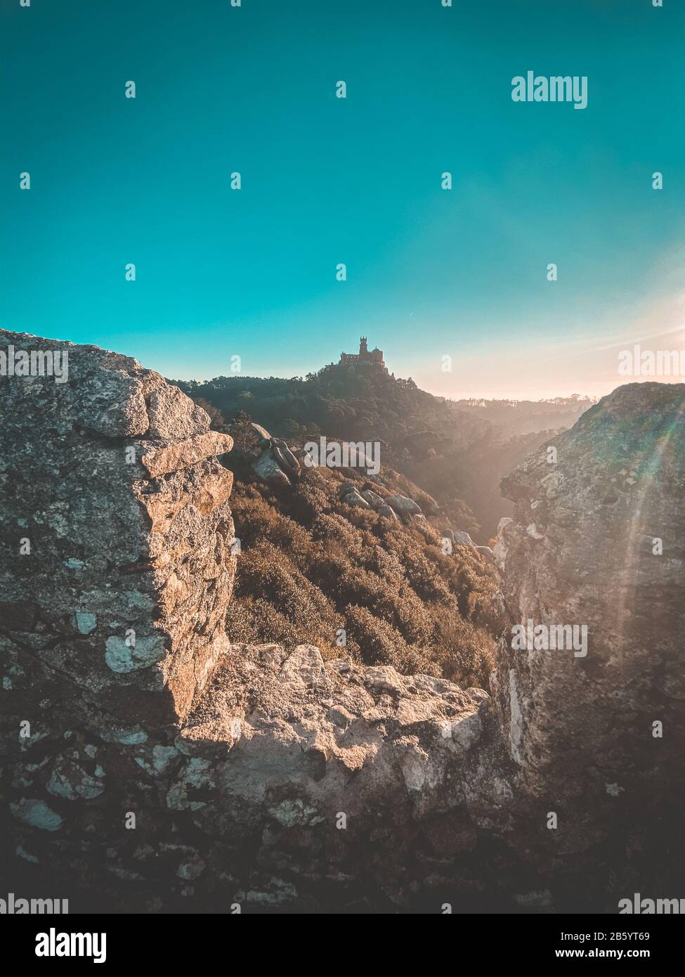 Castelo dos Mouros in Sintra Portugal Stock Photo - Alamy