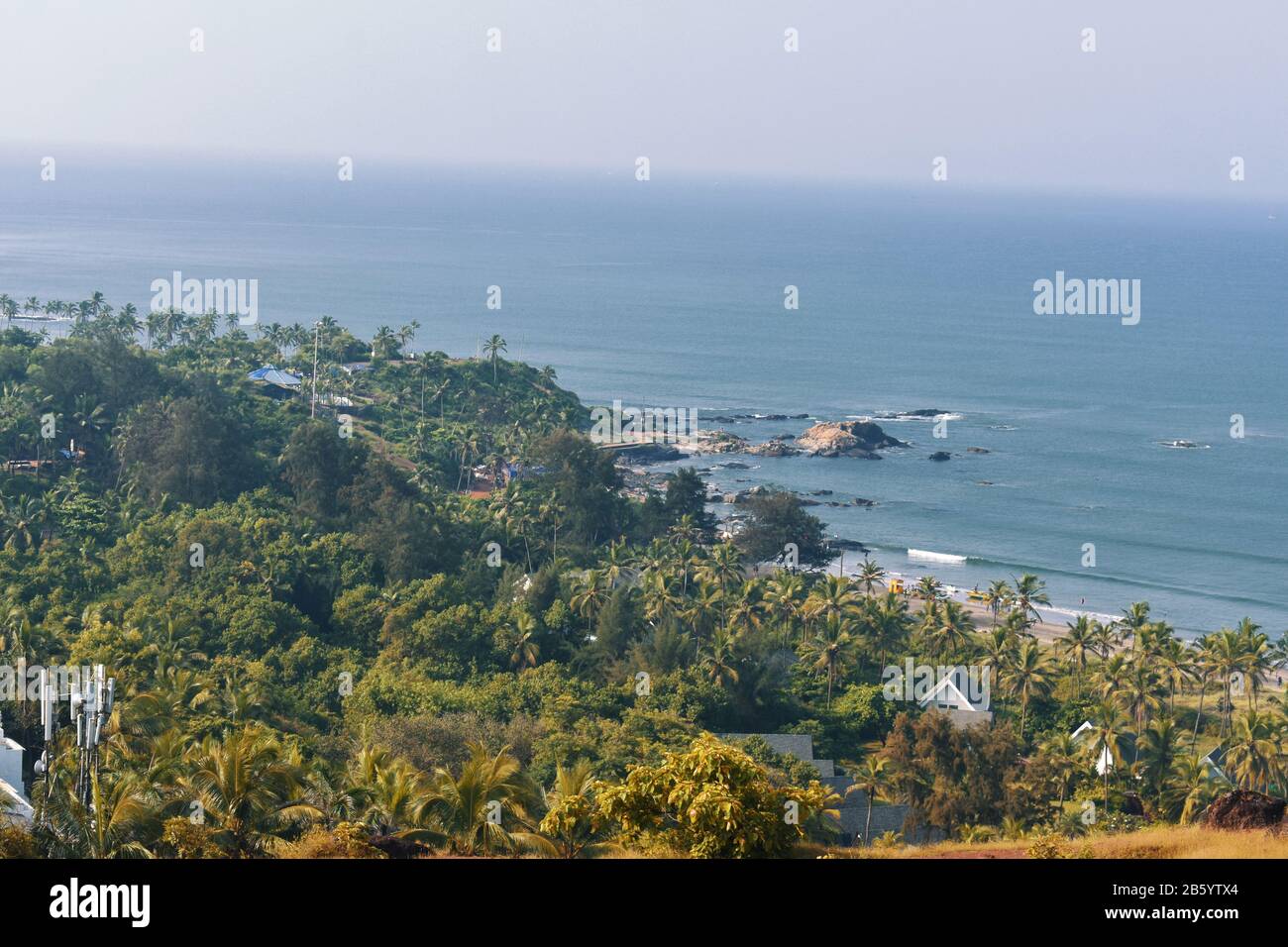 Aerial view luxury villas mountain hi-res stock photography and images ...