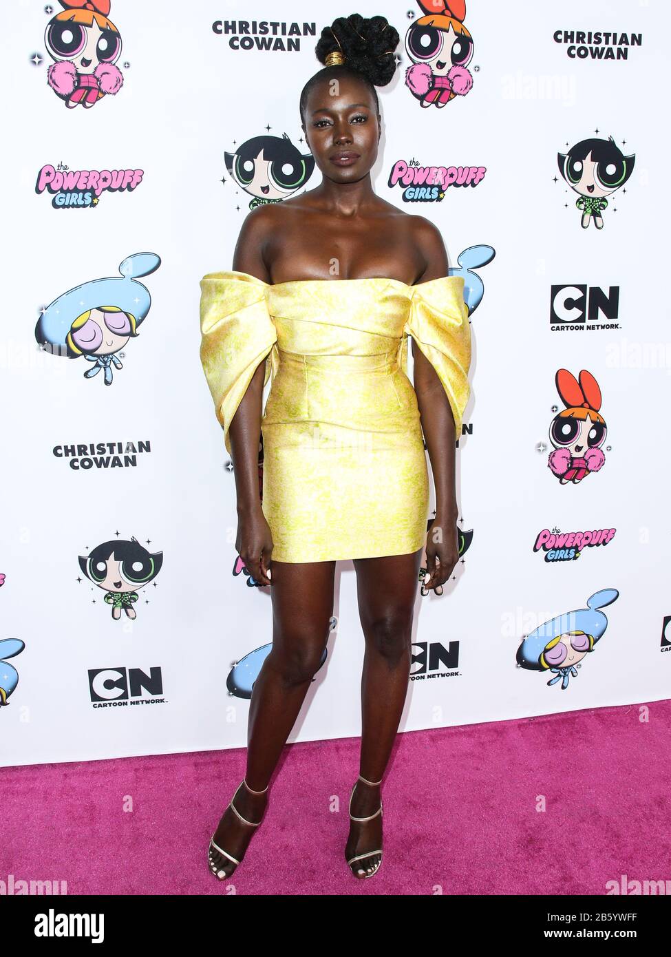 HOLLYWOOD, LOS ANGELES, CALIFORNIA, USA - MARCH 08: Actress Anna Diop ...