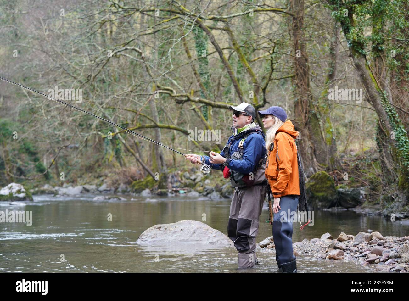 Learning about fishing hi-res stock photography and images - Alamy