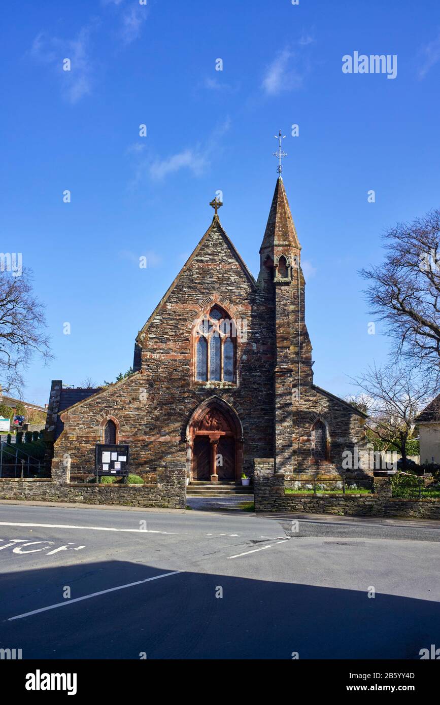 St Olaves church in North Ramsey, Isle of Man Stock Photo - Alamy