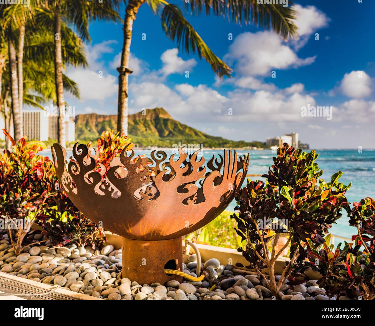 Corten steel fire pit hi-res stock photography and images - Alamy