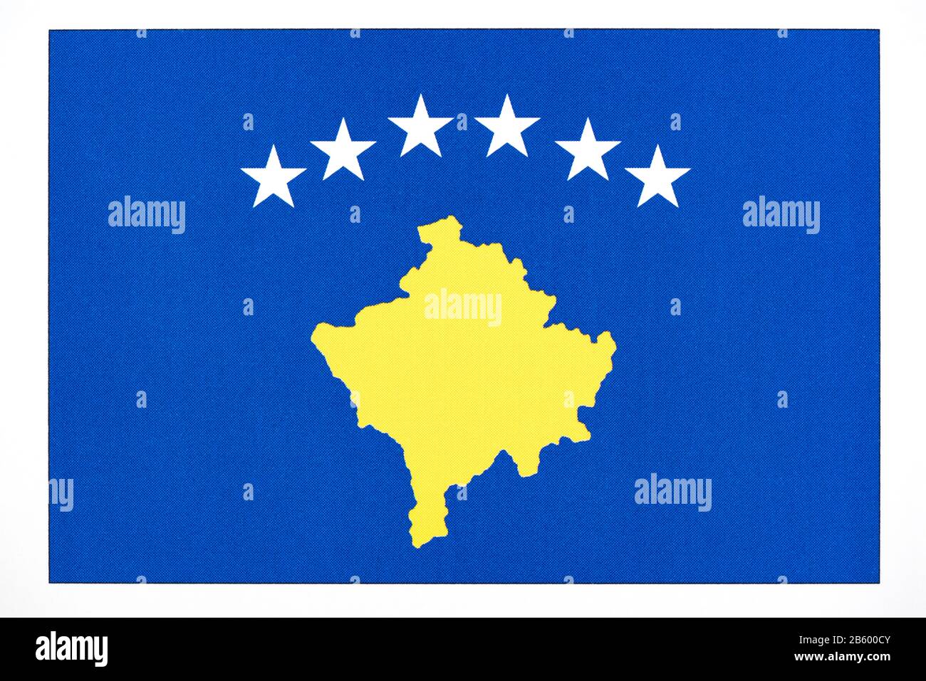 National flag of Kosovo Stock Photo - Alamy
