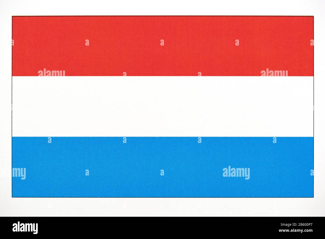 Luxembourg national flag hi-res stock photography and images - Alamy