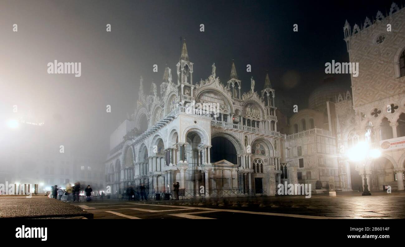 piazza San Marco empty Venice Lombardy region Italy Stock Photo - Alamy