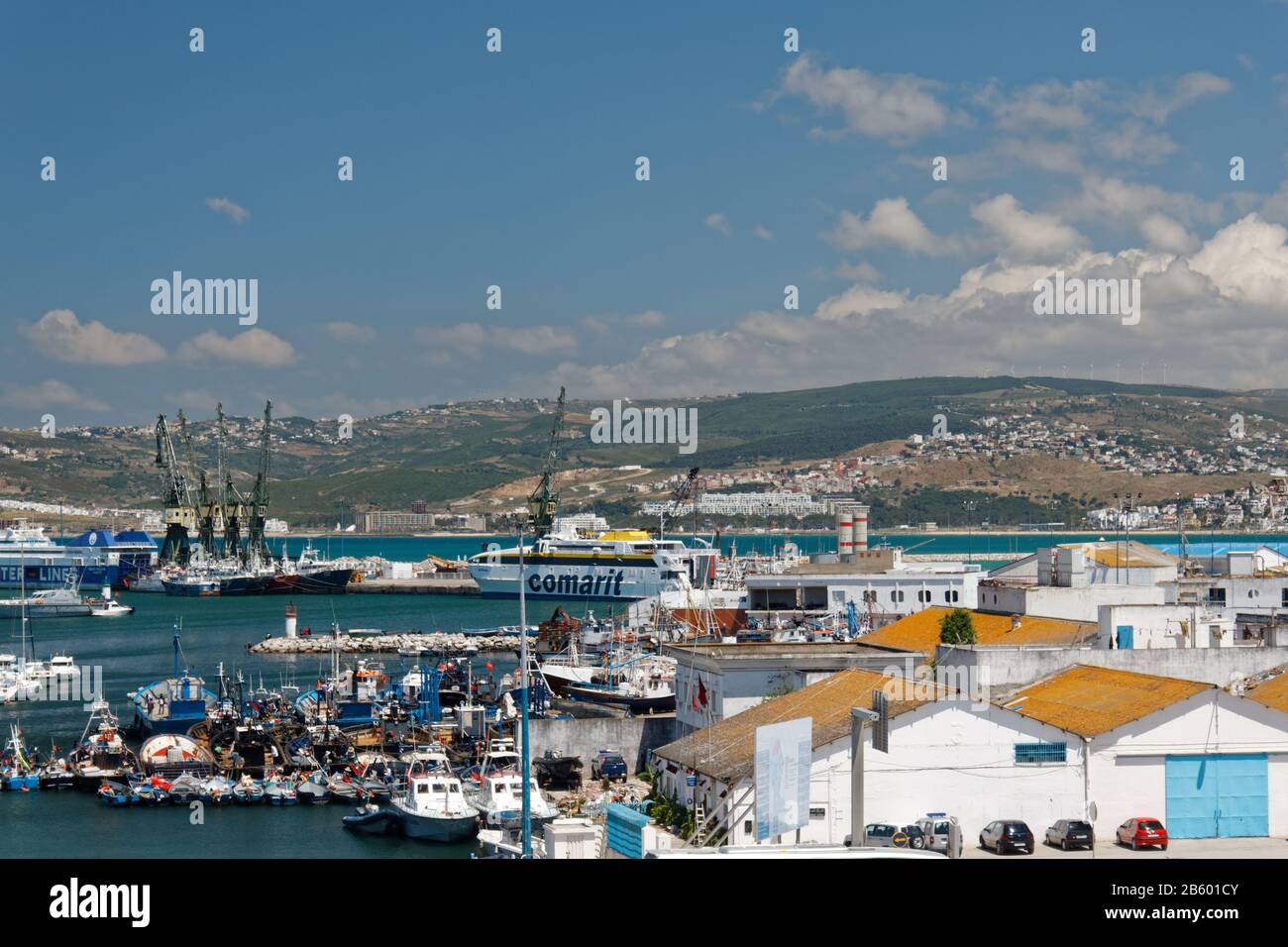 Cargo ship at moroccan coast hi-res stock photography and images - Alamy