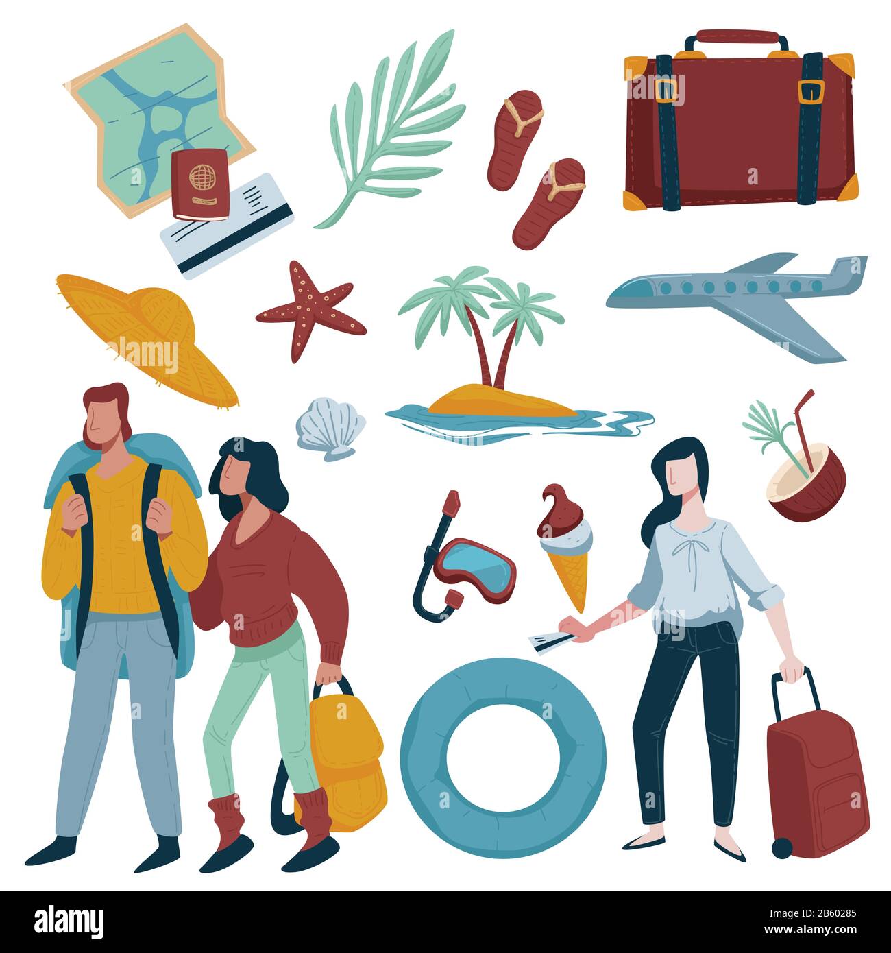 Woman traveling map Cut Out Stock Images & Pictures - Alamy