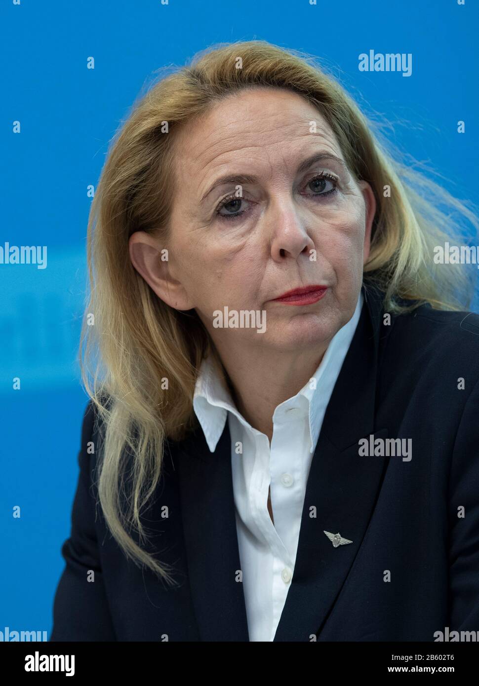 Berlin, Germany. 09th Mar, 2020. Berlin's police chief Barbara Slowik ...
