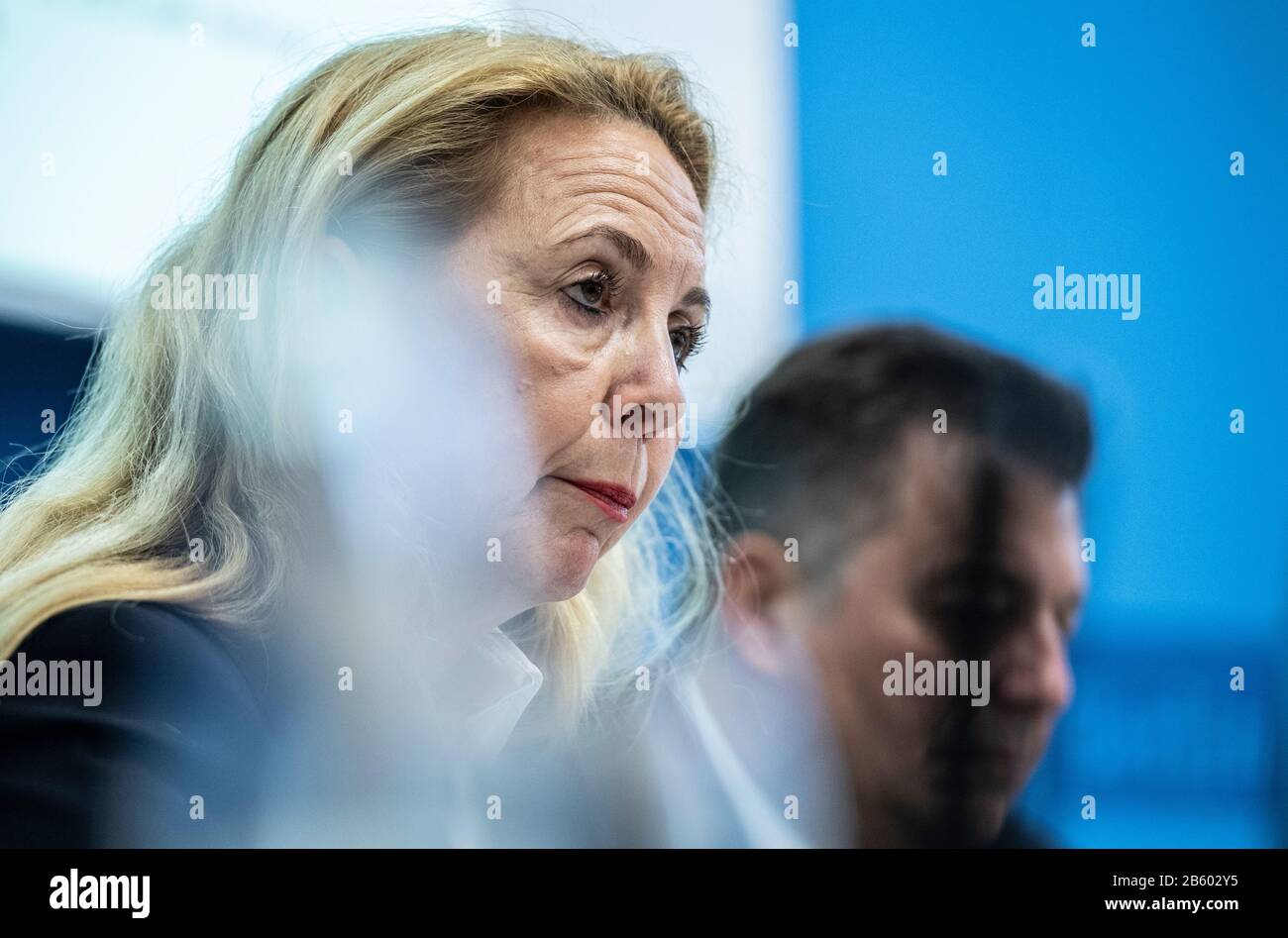 Berlin, Germany. 09th Mar, 2020. Berlin's police chief Barbara Slowik ...