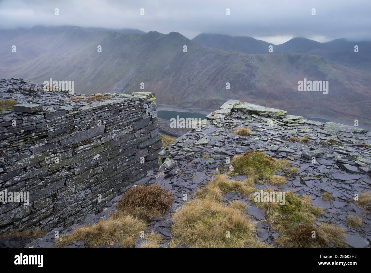 Slate quarry in Llanberis, Gwynedd, North Wales, UK Stock Photo - Alamy