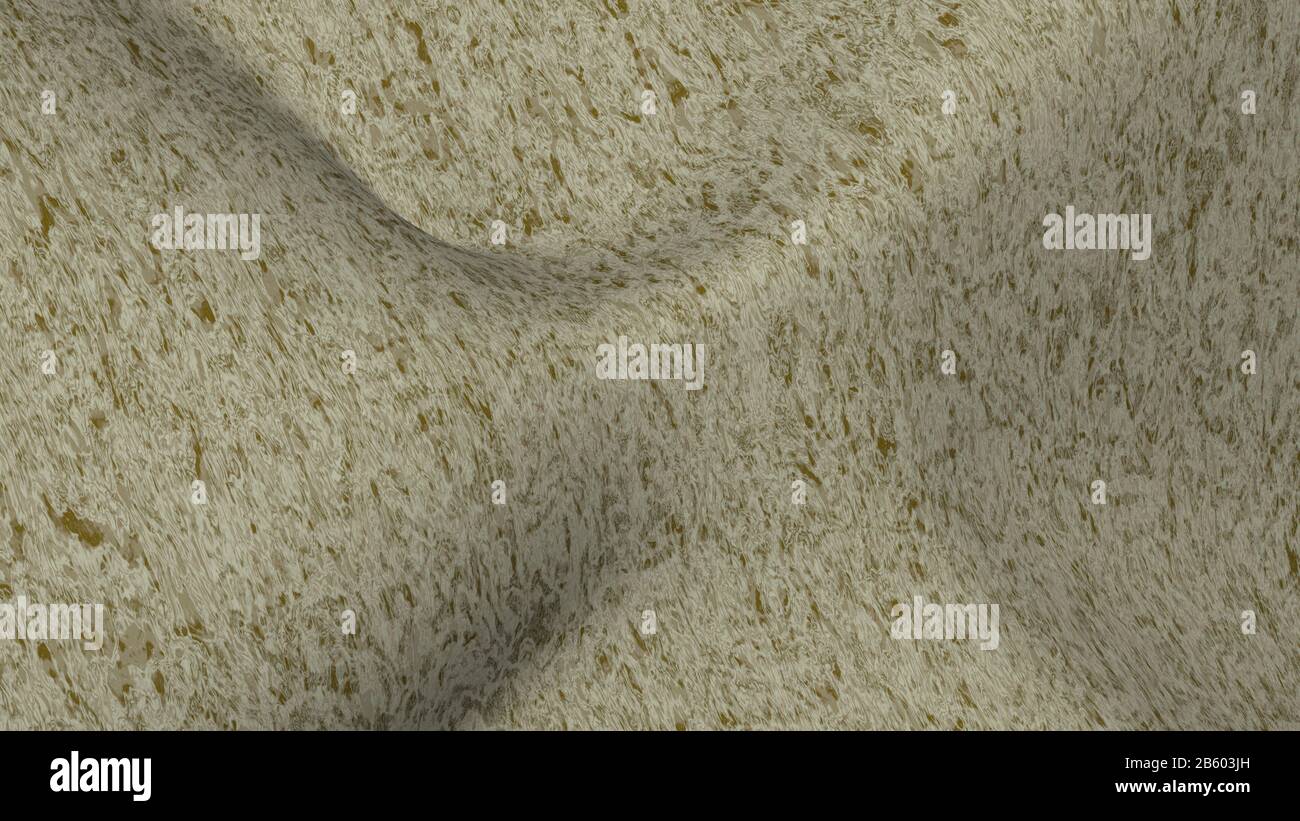 3D illustration of a geometrical shape of STONE color on a white ...