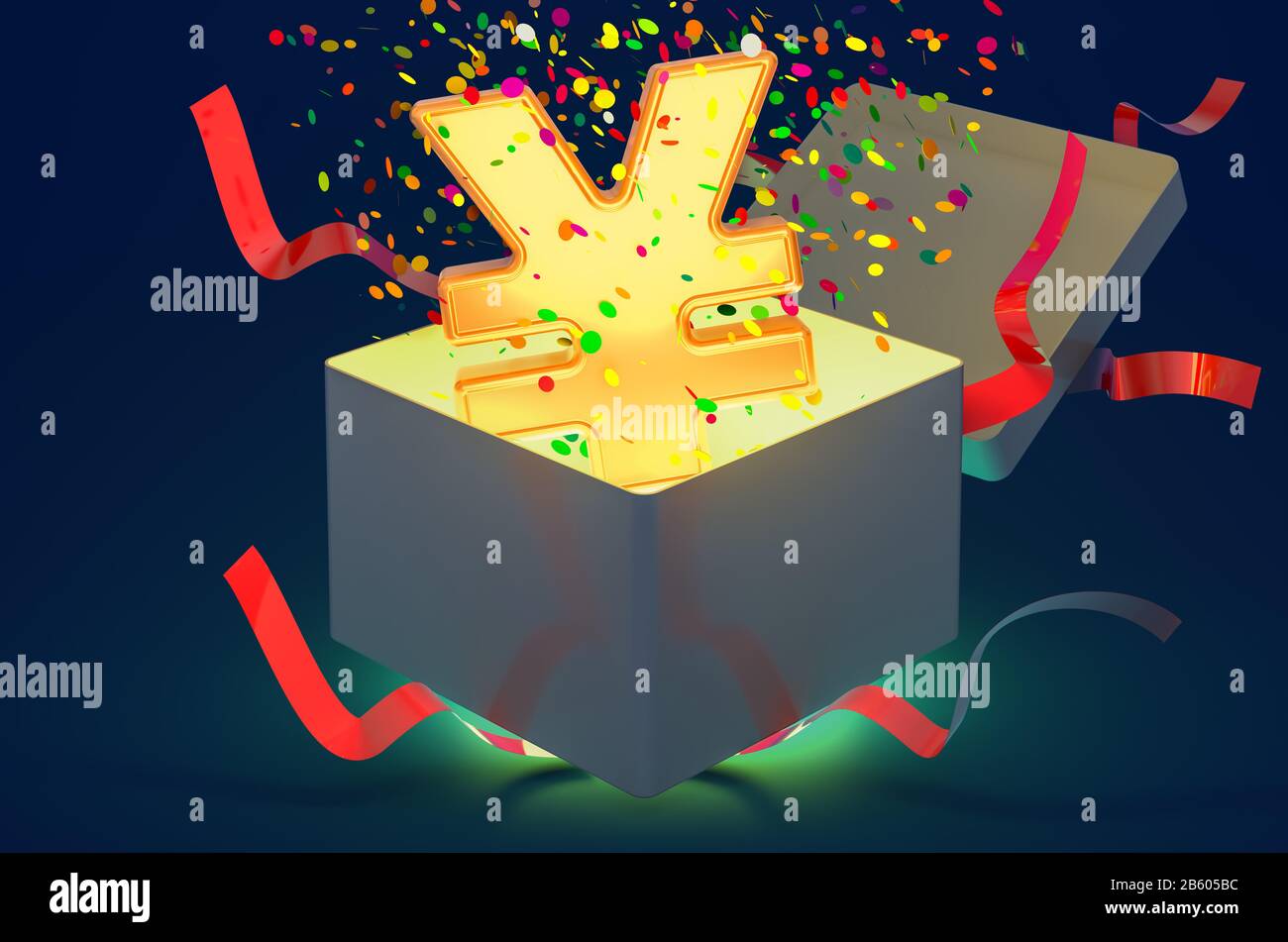 Yen yuan symbol 3d rendering hi-res stock photography and images - Alamy