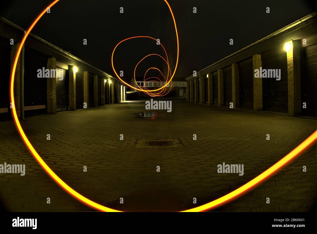 Long exposure photography shot at night forming different satisfying ...