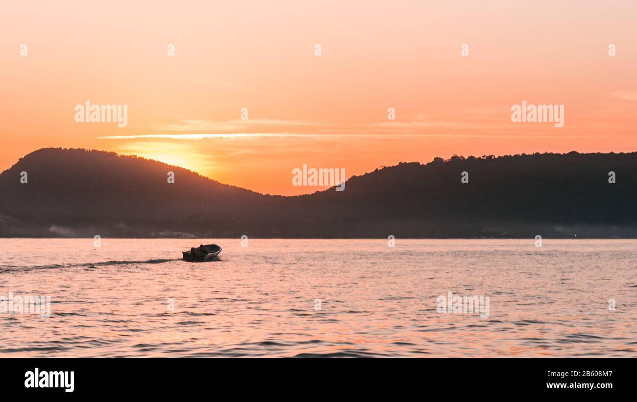 The sunset on Koh Rong Samloem, Cambodia Stock Photo - Alamy