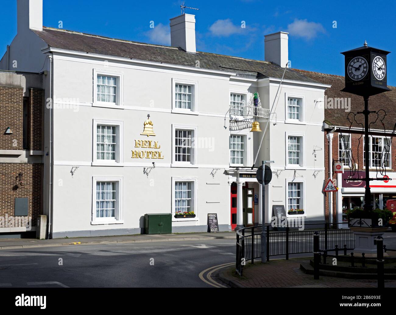 The Bell Hotel in Driffield, East Yorkshire, England UK Stock Photo - Alamy